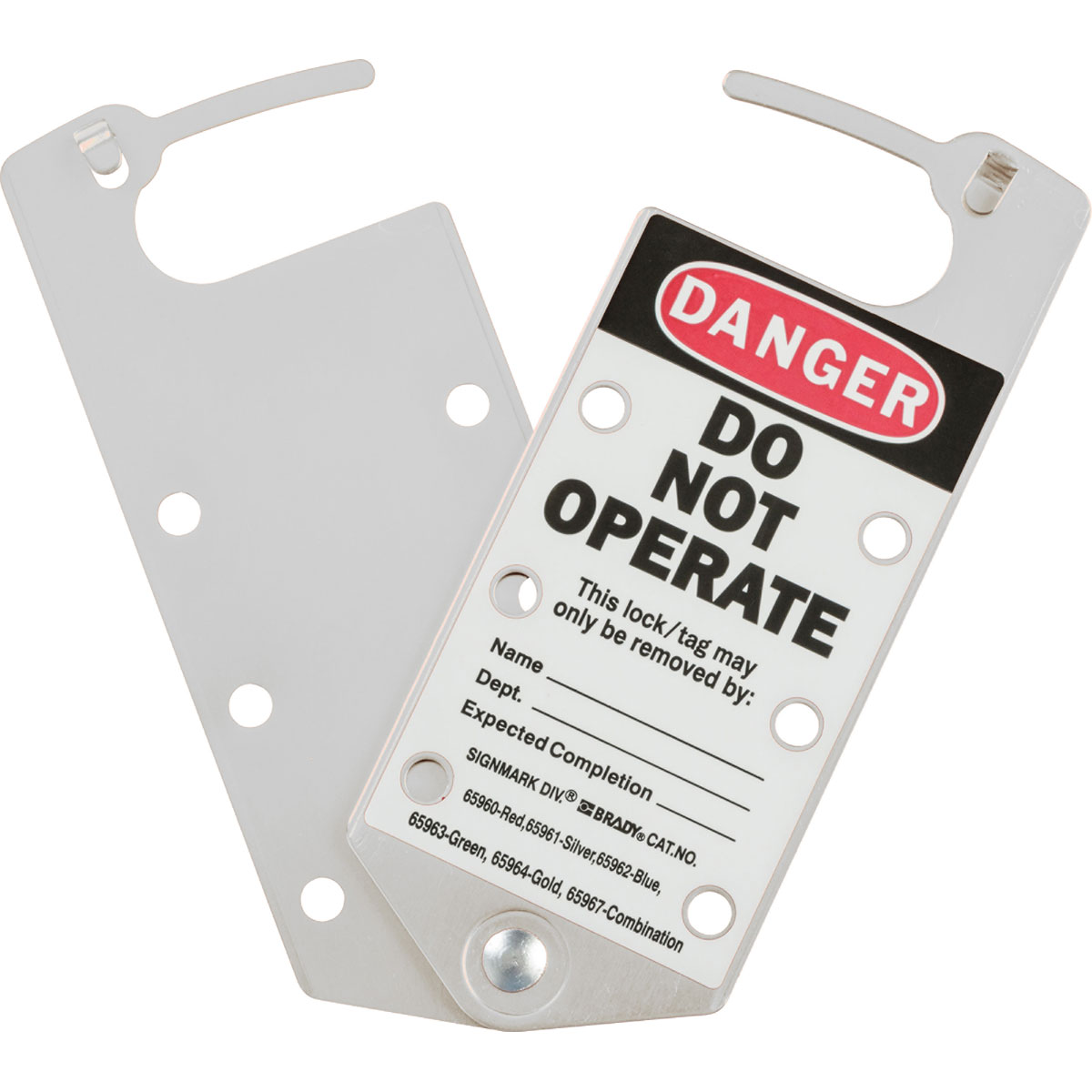 Labeled Lockout Hasps - Brady Part: 65971 | Brady | BradyID.com.sg