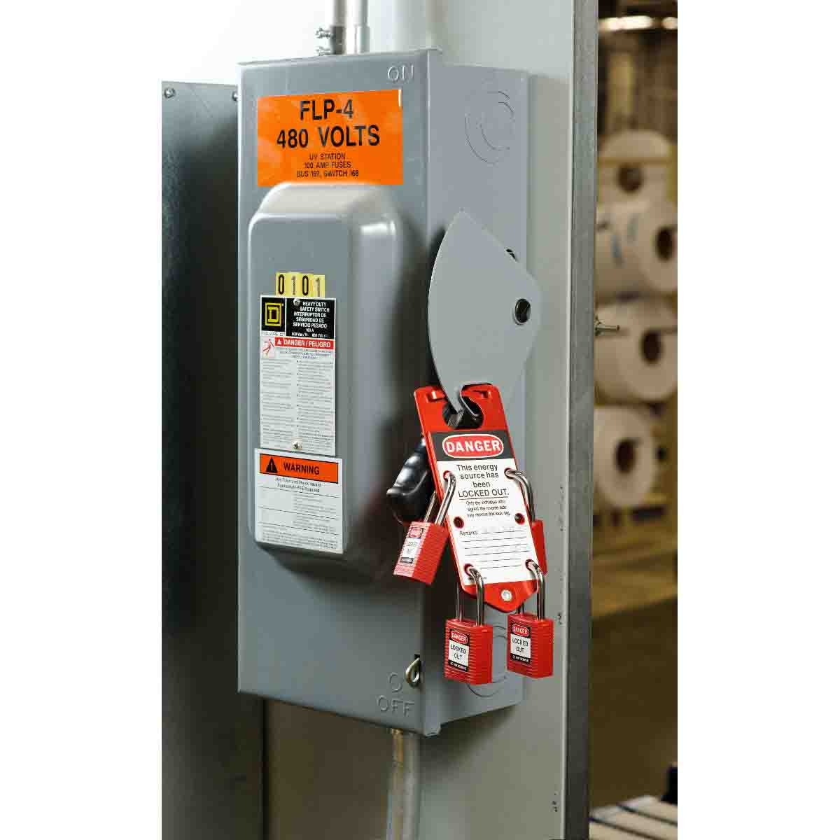 Labeled Lockout Hasps - Brady Part: 65970 | Brady | BradyID.com.sg