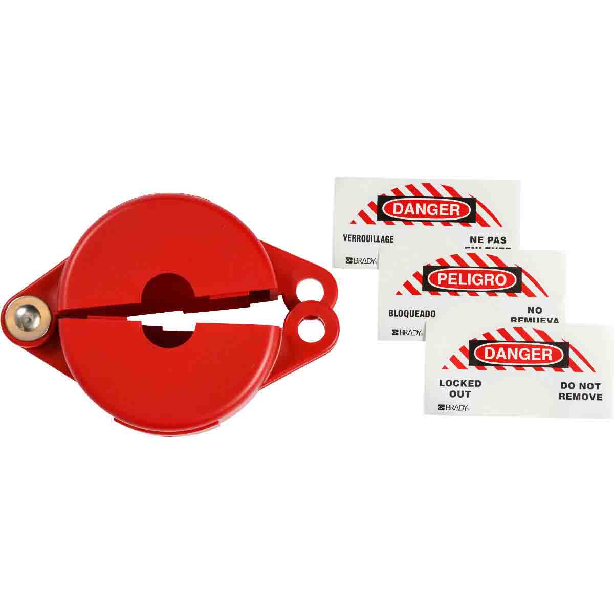 Gate Valve Lockout - Brady Part: 73714 | Brady | BradyID.com