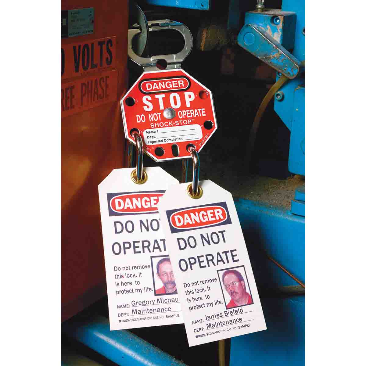 SHOCK-STOP Lockout Hasps - Brady Part: 87693 | Brady | BradyID.com.sg
