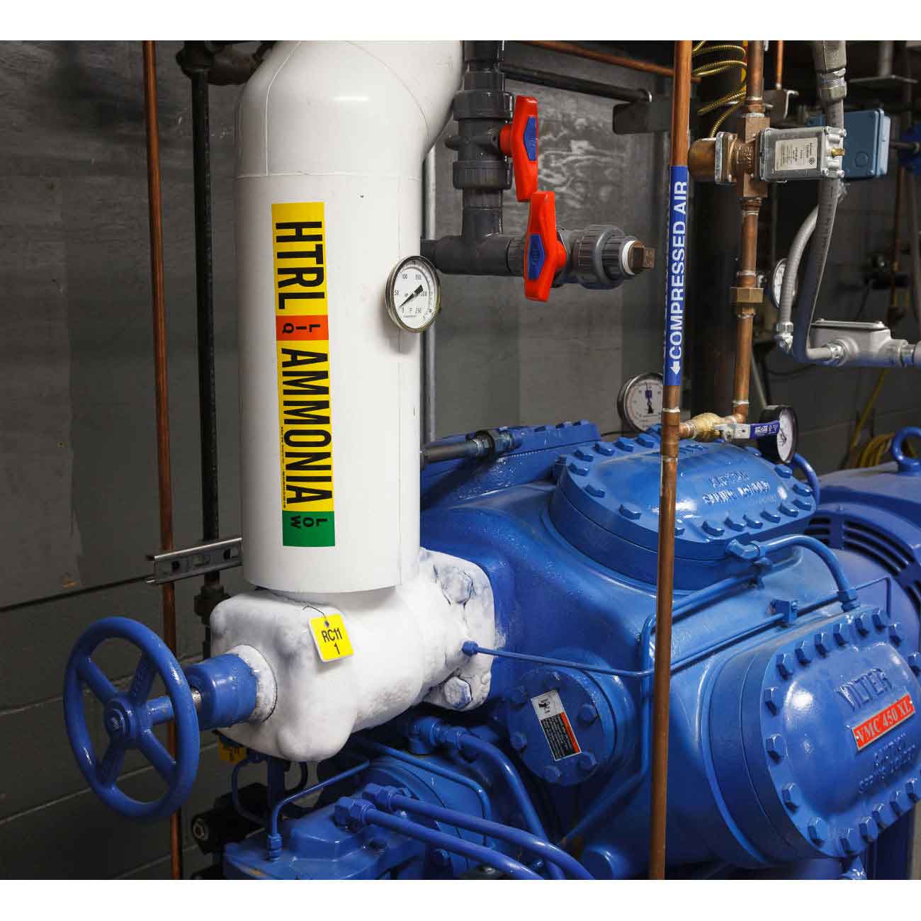 LIC LIQ AMMONIA HIGH Pipe Marker - Brady Part: 90412 | Brady | BradyID ...