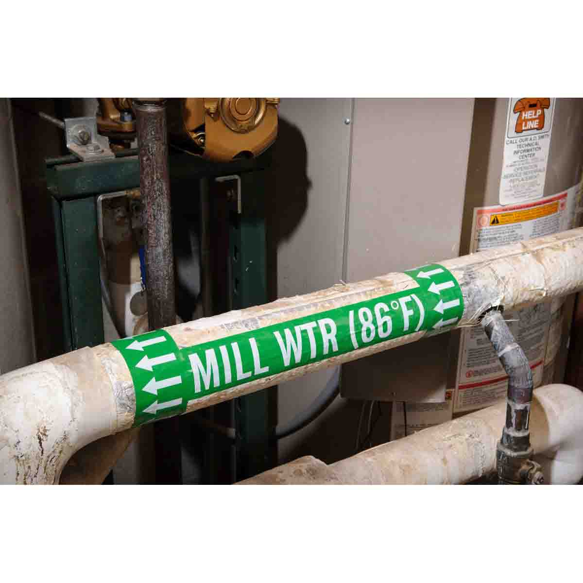 Pipe Marker Tape with Arrows - Brady Part: 106171 | Brady | BradyID.com