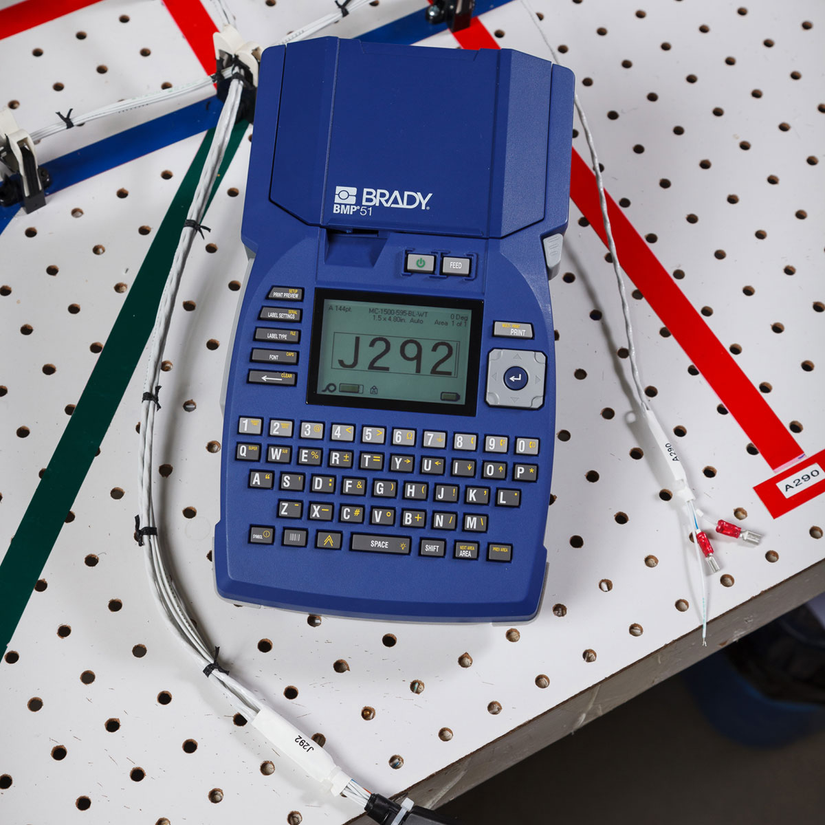 BMP51 Label Printer with AC Adapter and Hard Case - Brady Part: BMP51 ...