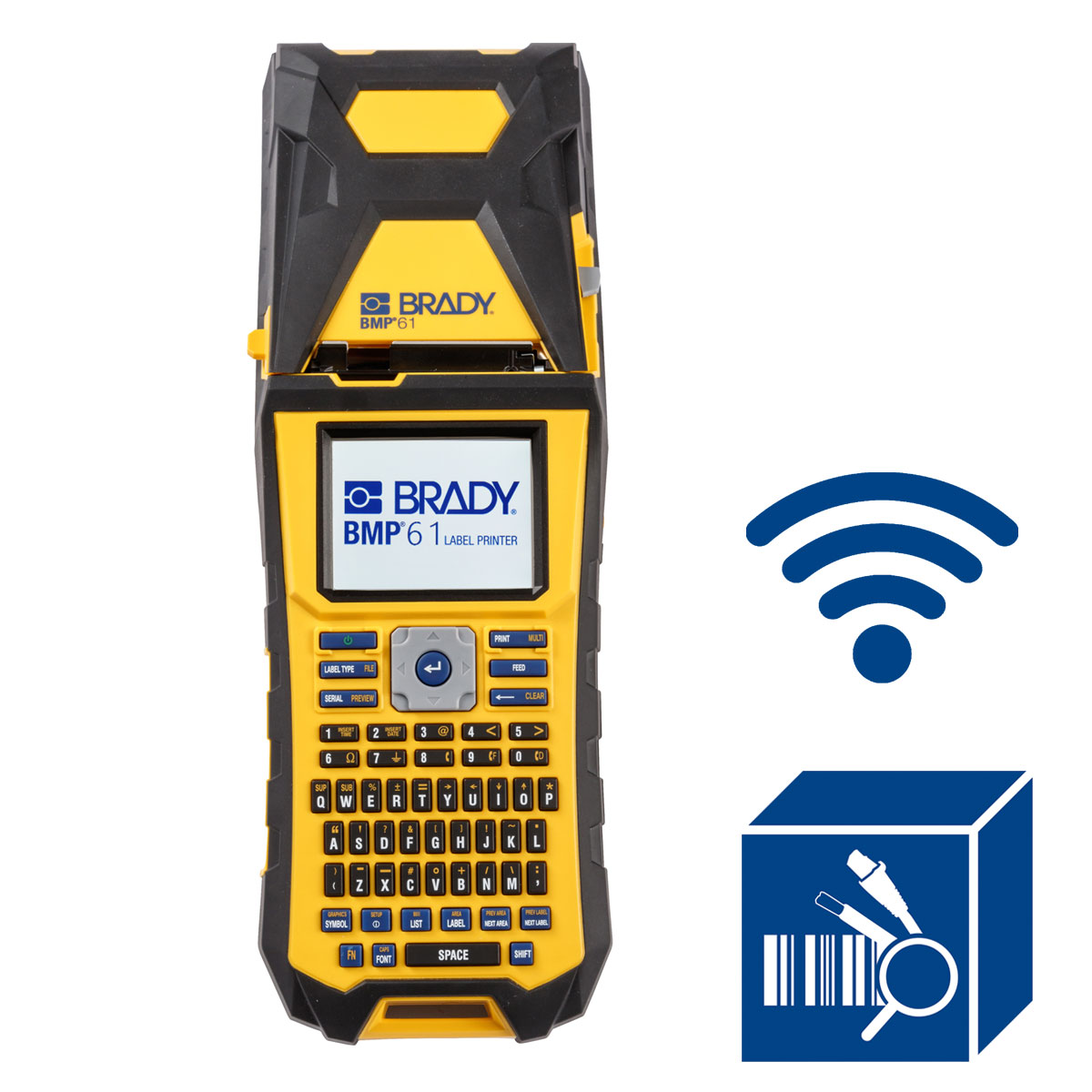 BMP61 WiFi Label Printer with Product and Wire ID Software - Brady Part ...