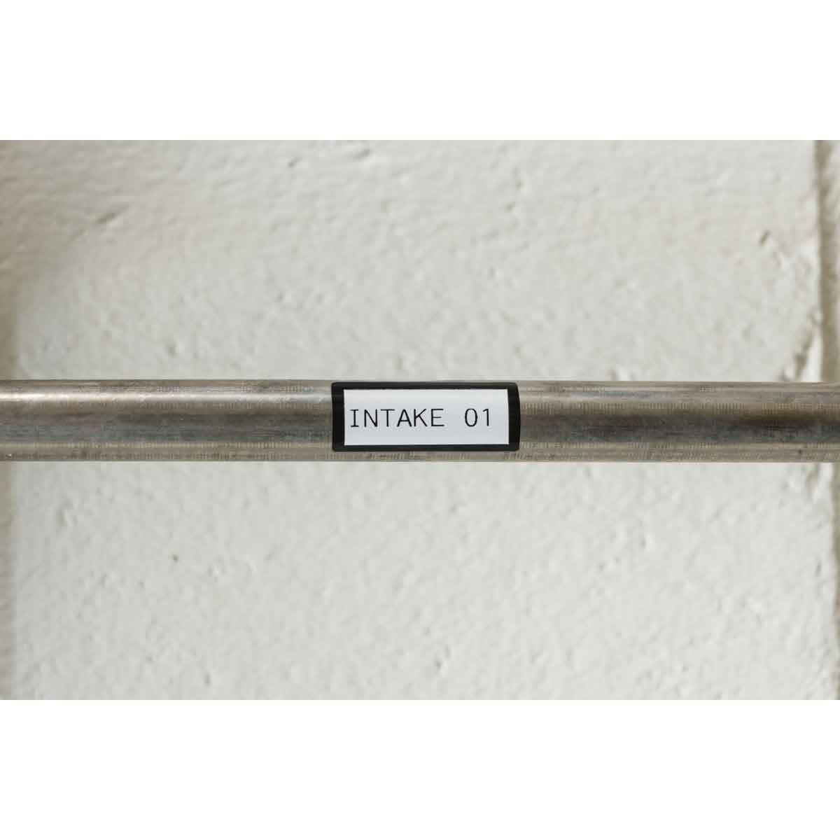 Harsh Environment Multi-Purpose Polyester Labels, Black Border, for M6 ...