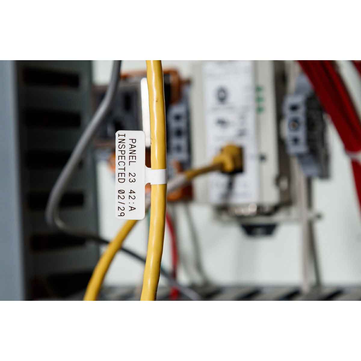 BMP71 Wire and Cable Flag Polypropylene Labels - Brady Part: M71FP-1 ...