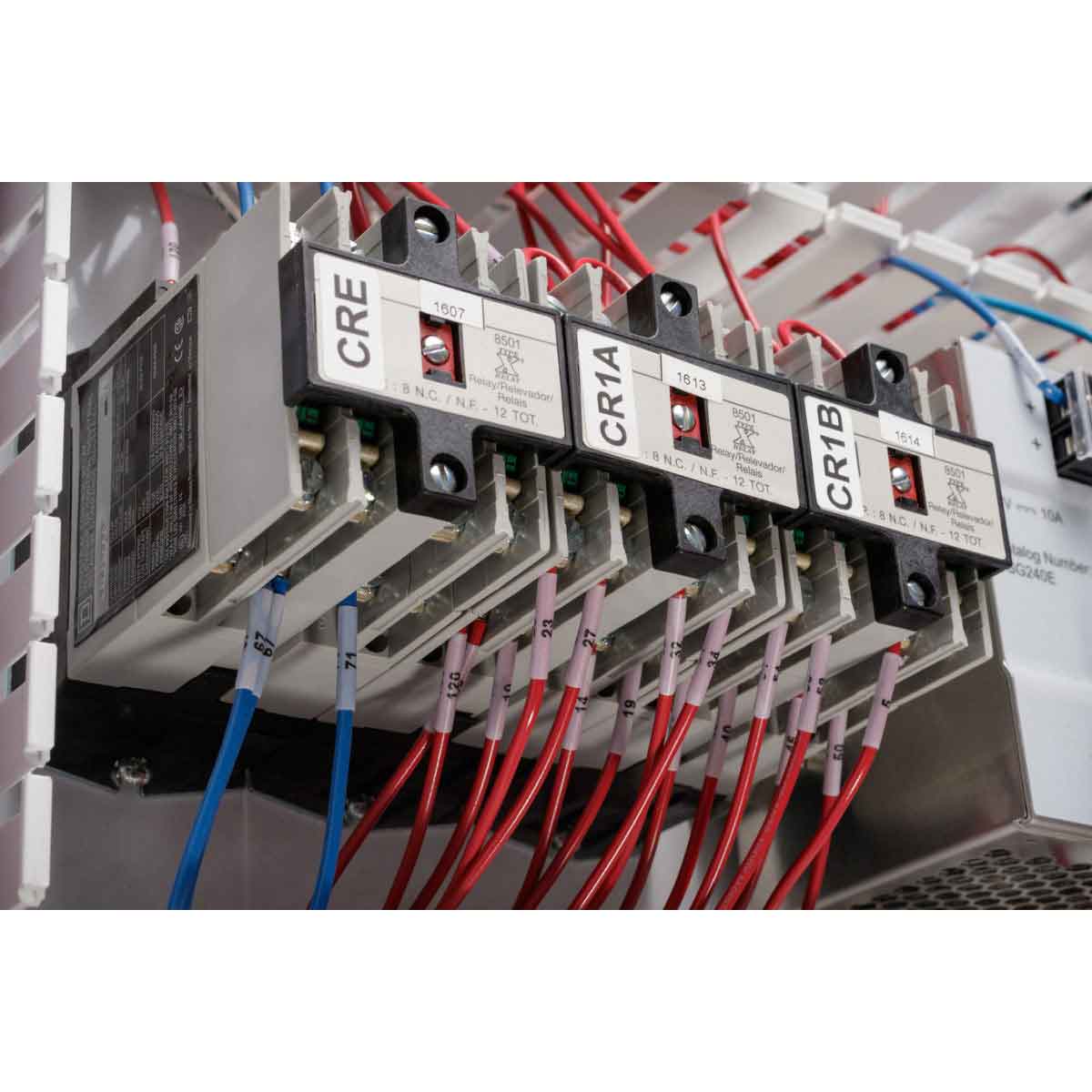 Self-Laminating Vinyl Wrap Around Labels for BMP71 - 1.5" x 1", Red ...