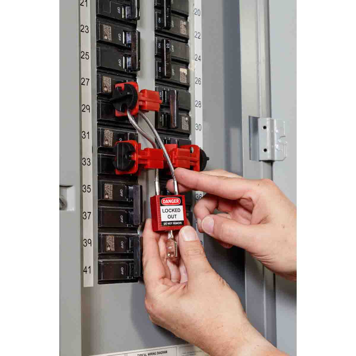 Compact Cable Padlocks - Brady Part: 146130 | Brady | BradyID.com