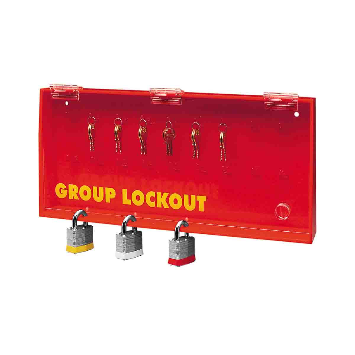 Acrylic Wall Mounted Group Lockout Boxes - Brady Part: GLOBOX | Brady ...