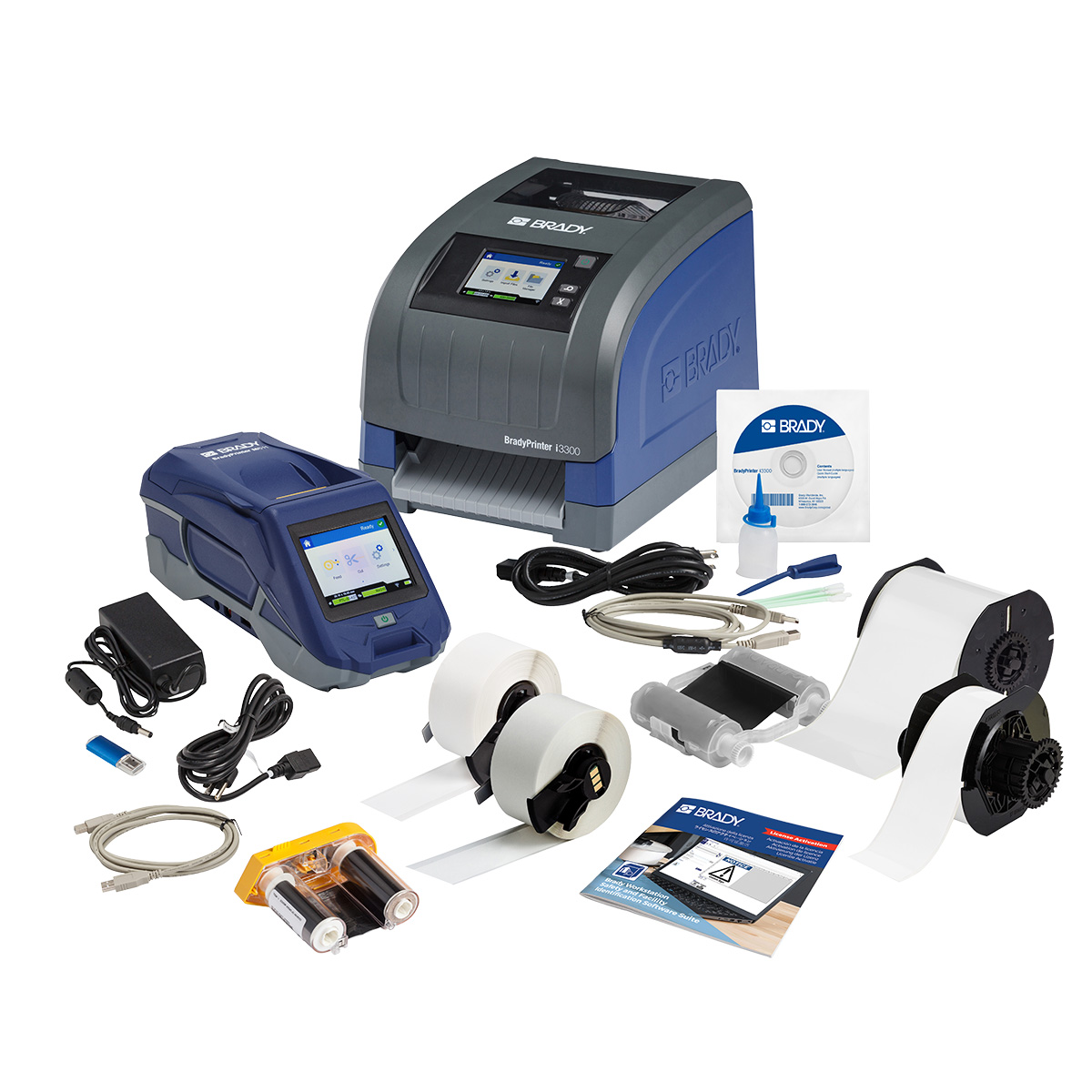 BradyPrinter i3300 and BradyPrinter M611 Starter Kit with Software ...