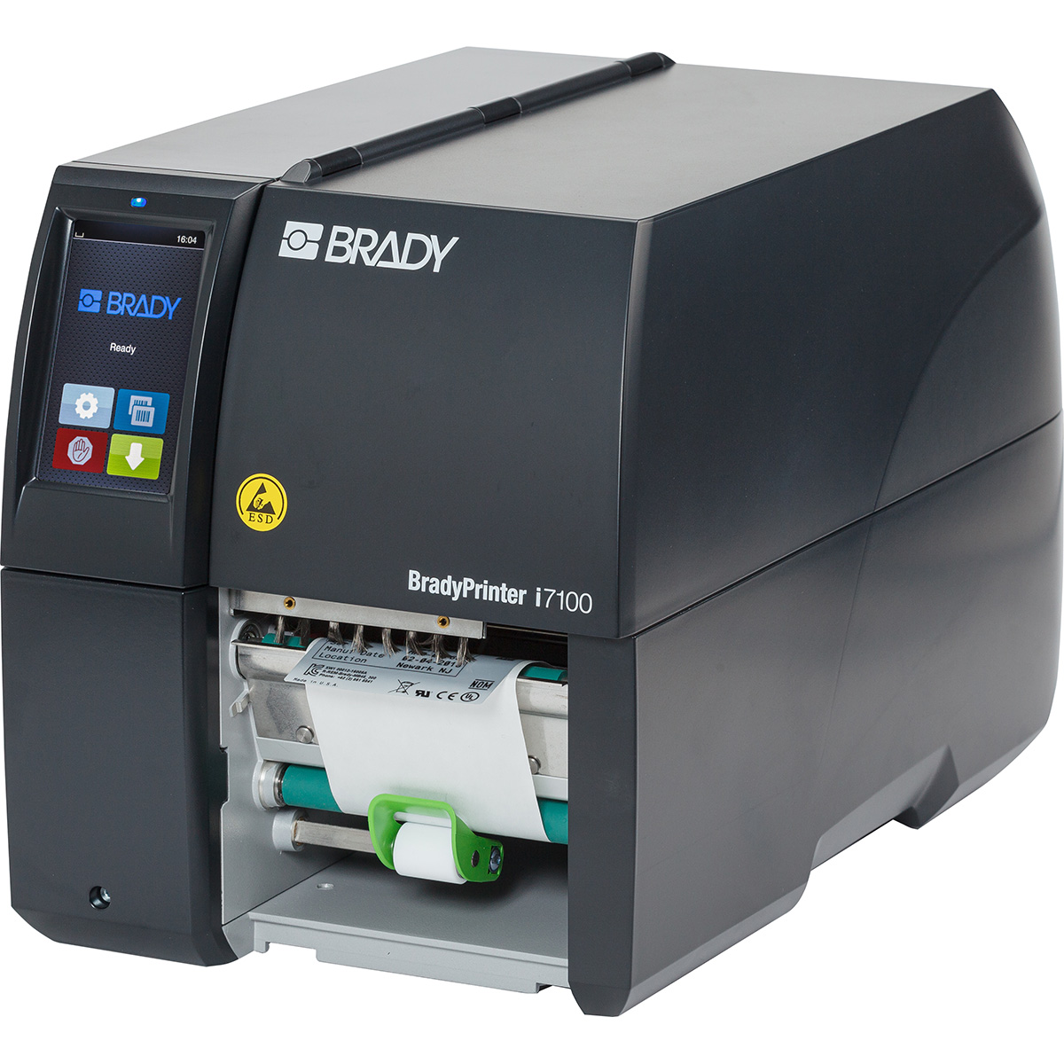 BradyPrinter i7100 600 dpi Industrial Label Printer ESD-Protected Peel ...