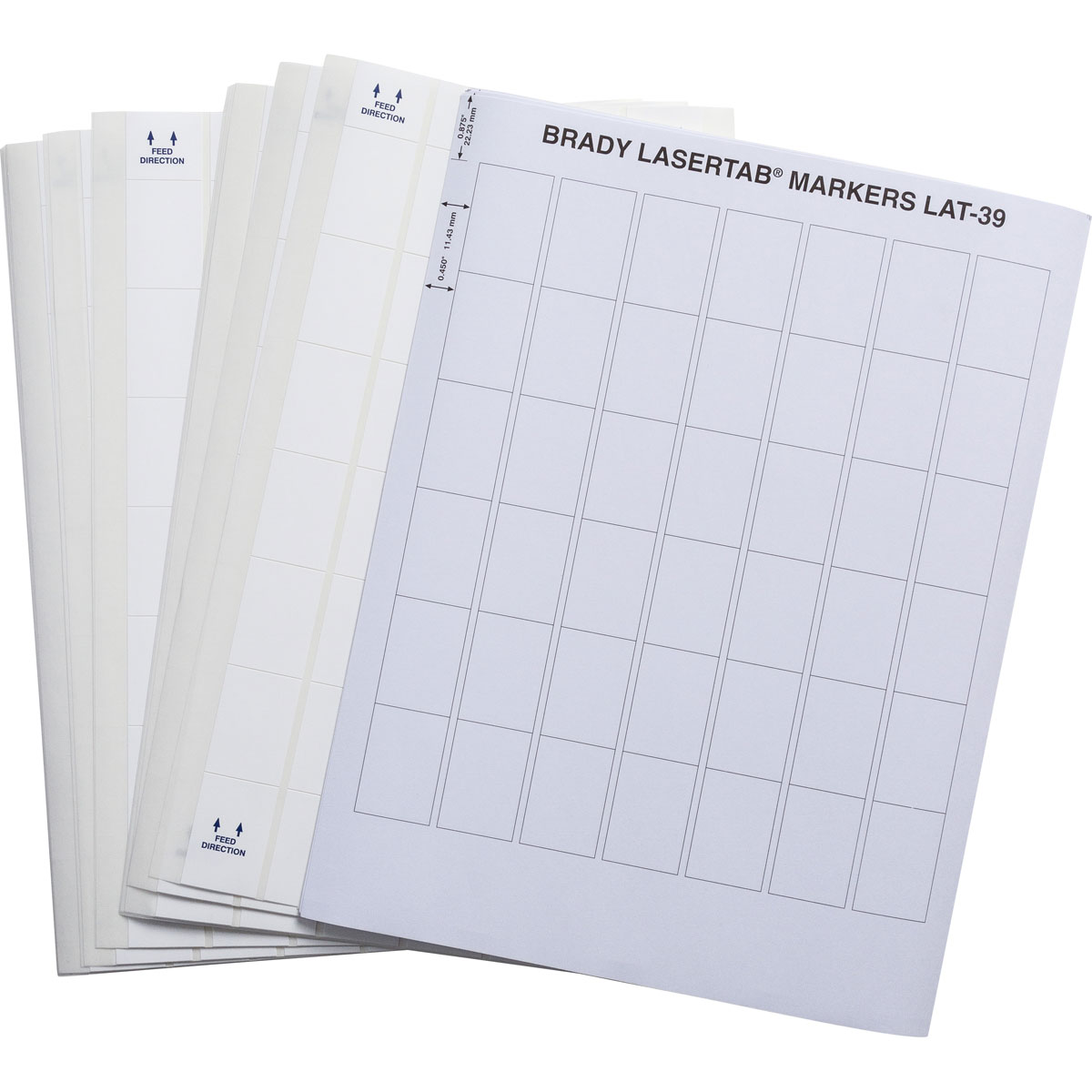 LaserTab Series Polyamide Coated Nylon Cloth Labels - Brady Part: LAT ...