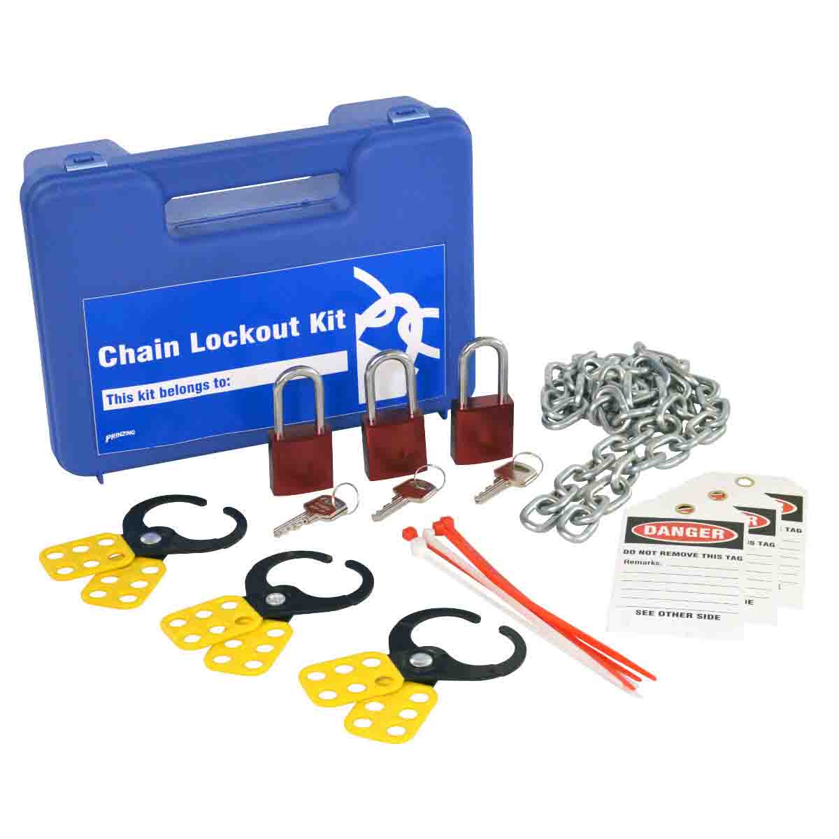 Chain Lockout Kit - Brady Part: LK041R | Brady | BradyID.com
