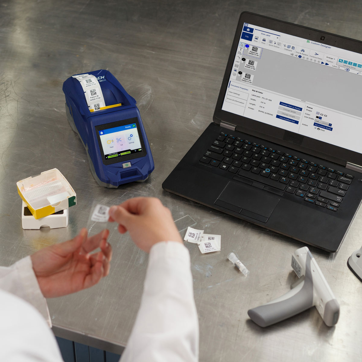 BradyPrinter M611 Lab Kit with Magnet and Lab ID Software - Brady Part: M611-AM-LAB | Brady ...