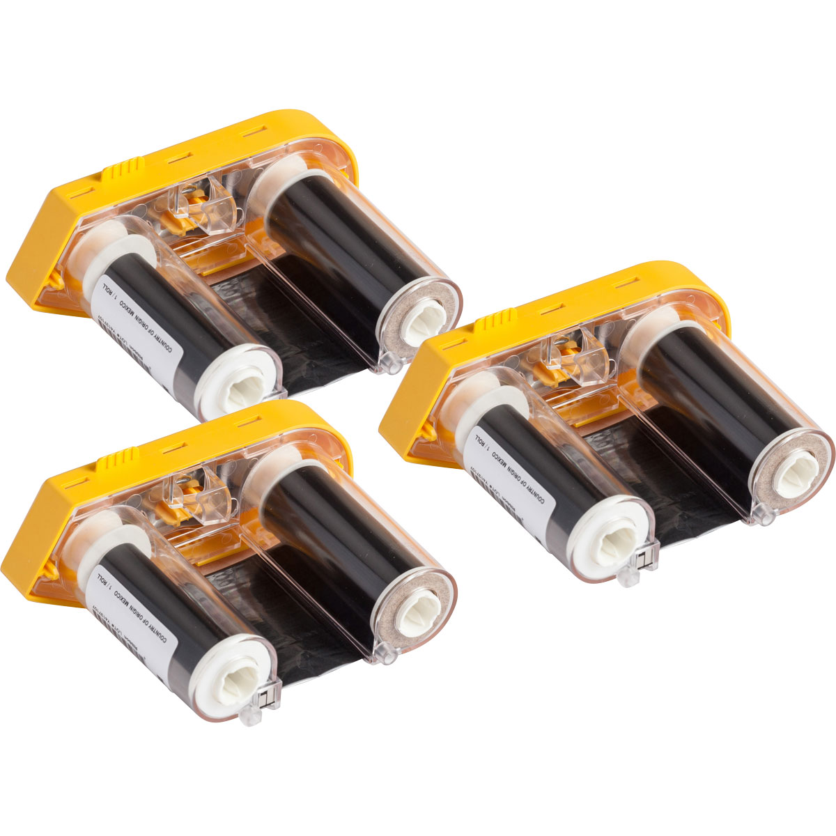 R6000 Series Halogen Free Ribbon for M6 Printers - Black, 3 Pack ...