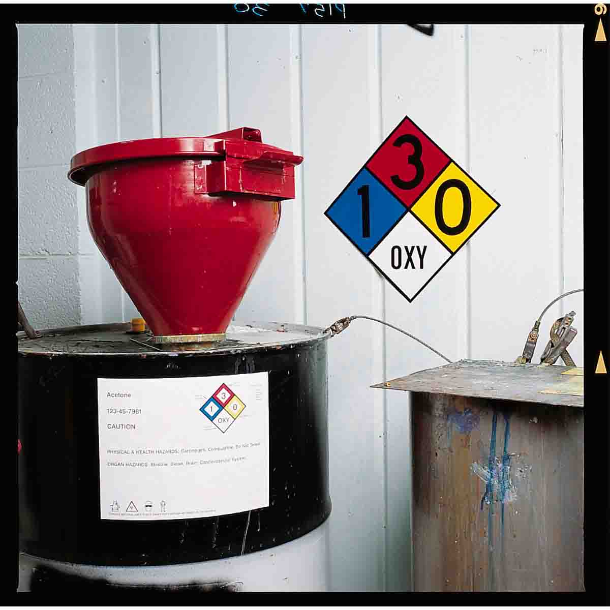 All Weather Permanent Adhesive Vinyl Right-To-Know Labels for ...