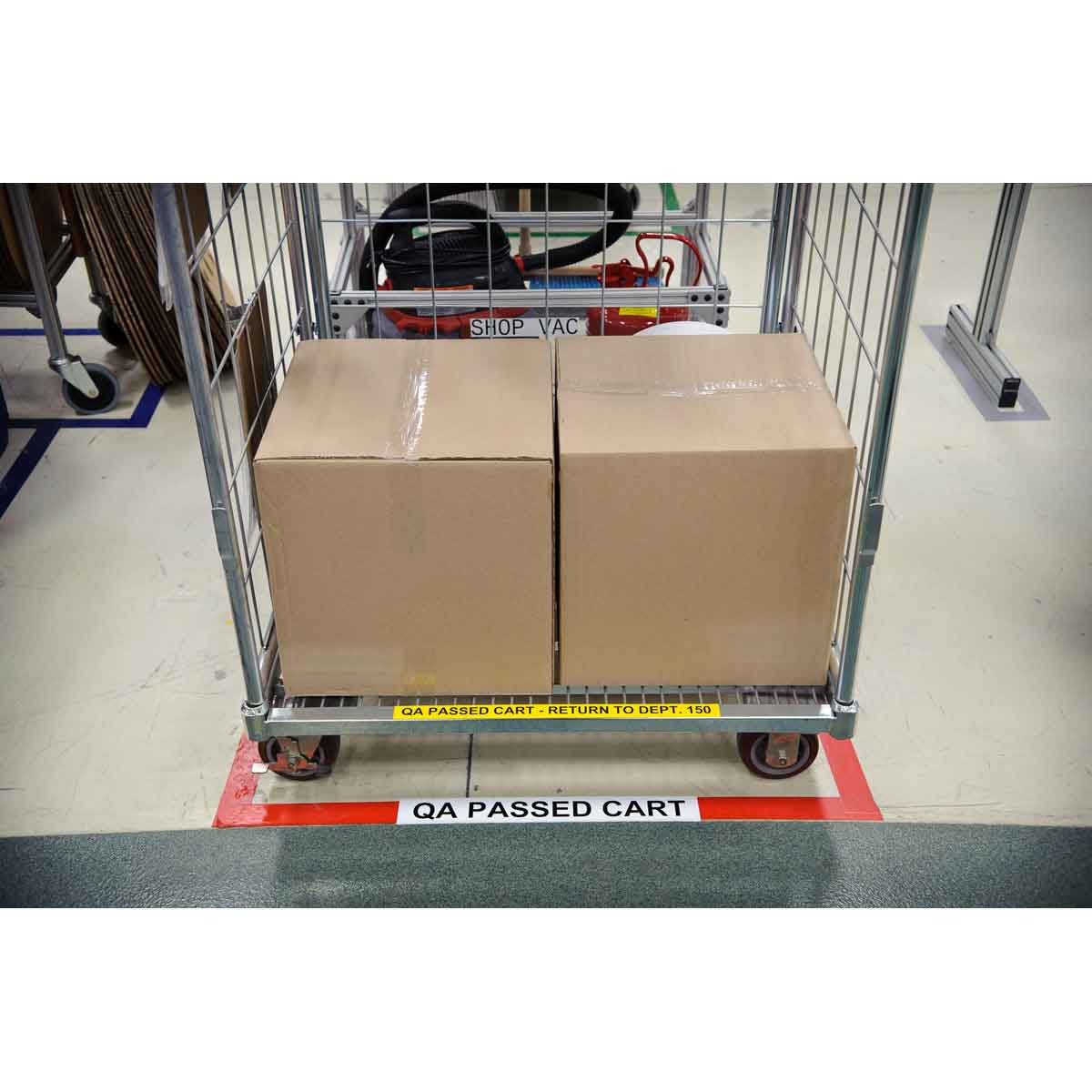 ToughStripe QA INSPECTION AREA Floor Tape - Brady Part: 121365 | Brady ...