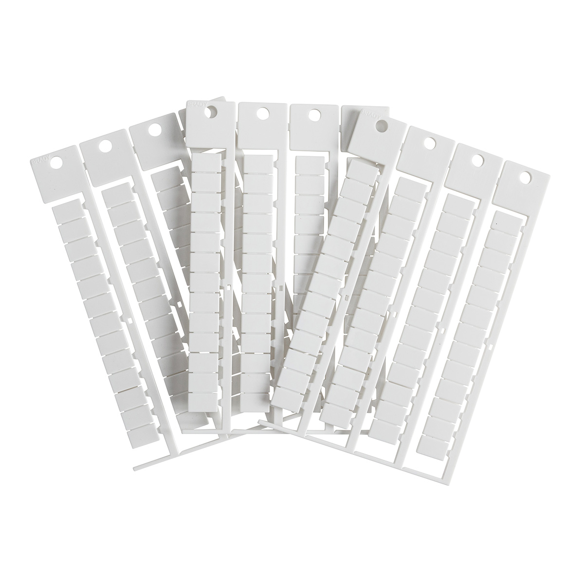 BradyJet J1000 Terminal Block Tags - 8mm x 12mm, 8mm Pitch - Brady Part ...