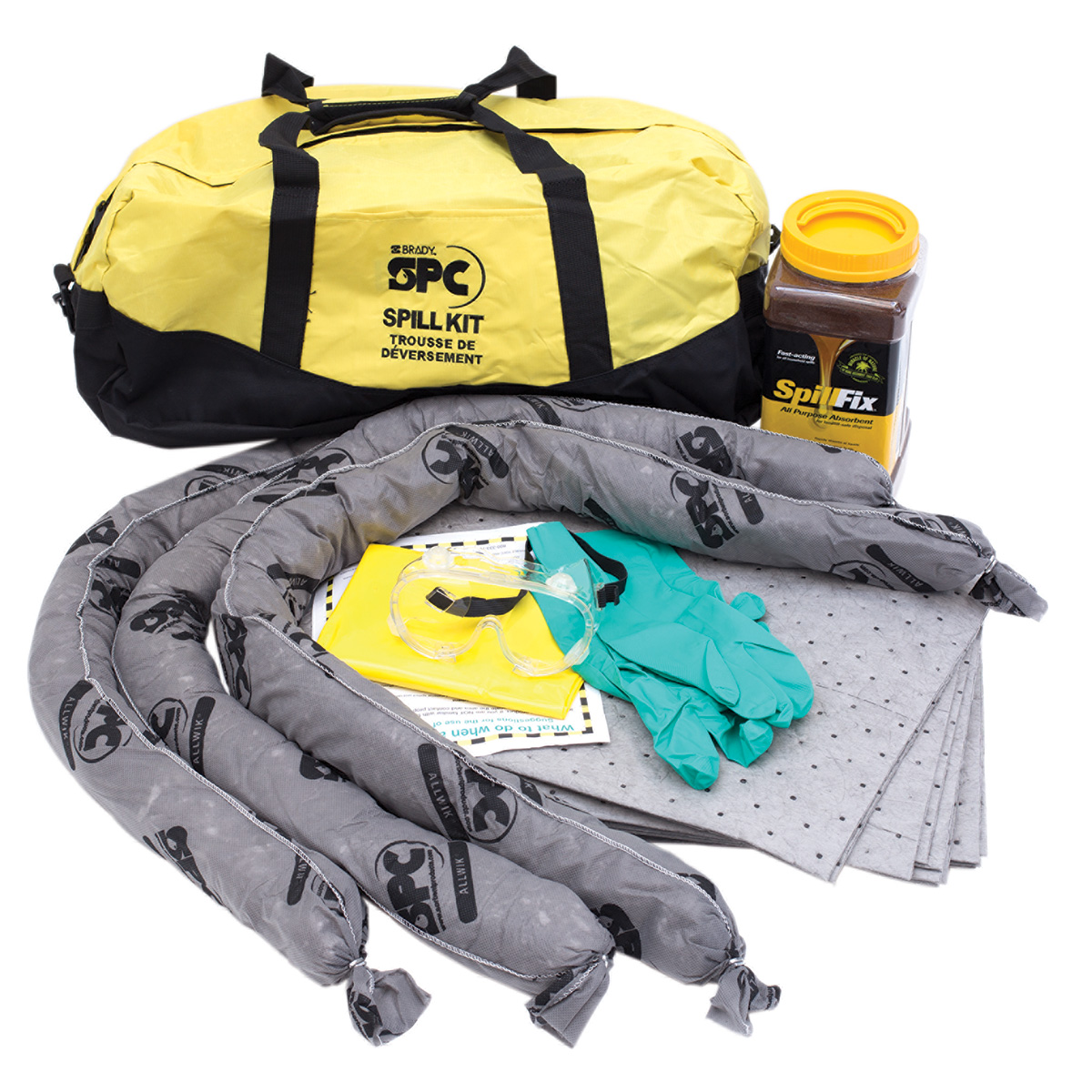 Premium Duffel Spill Kit Universal - Brady Part: SKA-PDK | Brady ...