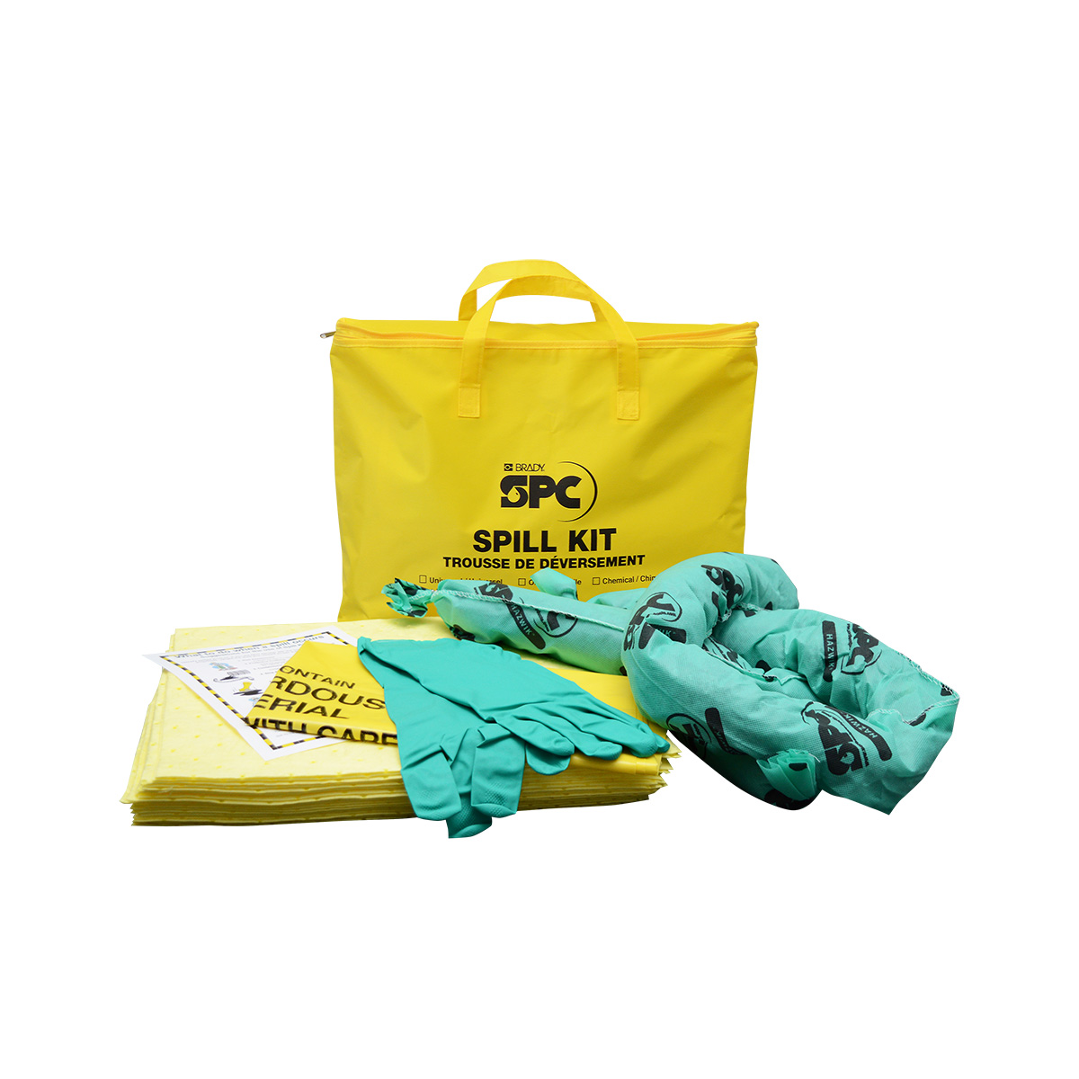 Premium Tote Spill Kit - Chemical - Brady Part: SKH-PTOTE | Brady ...