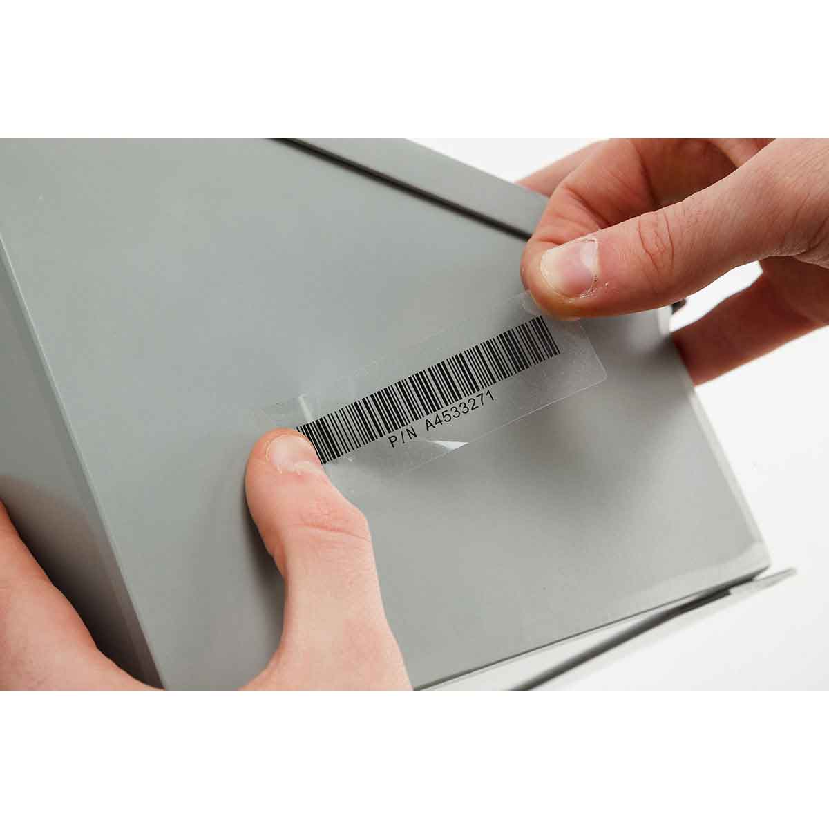 3" Core High Adhesion Clear Polyester Barcode Labels - Brady Part: THT ...