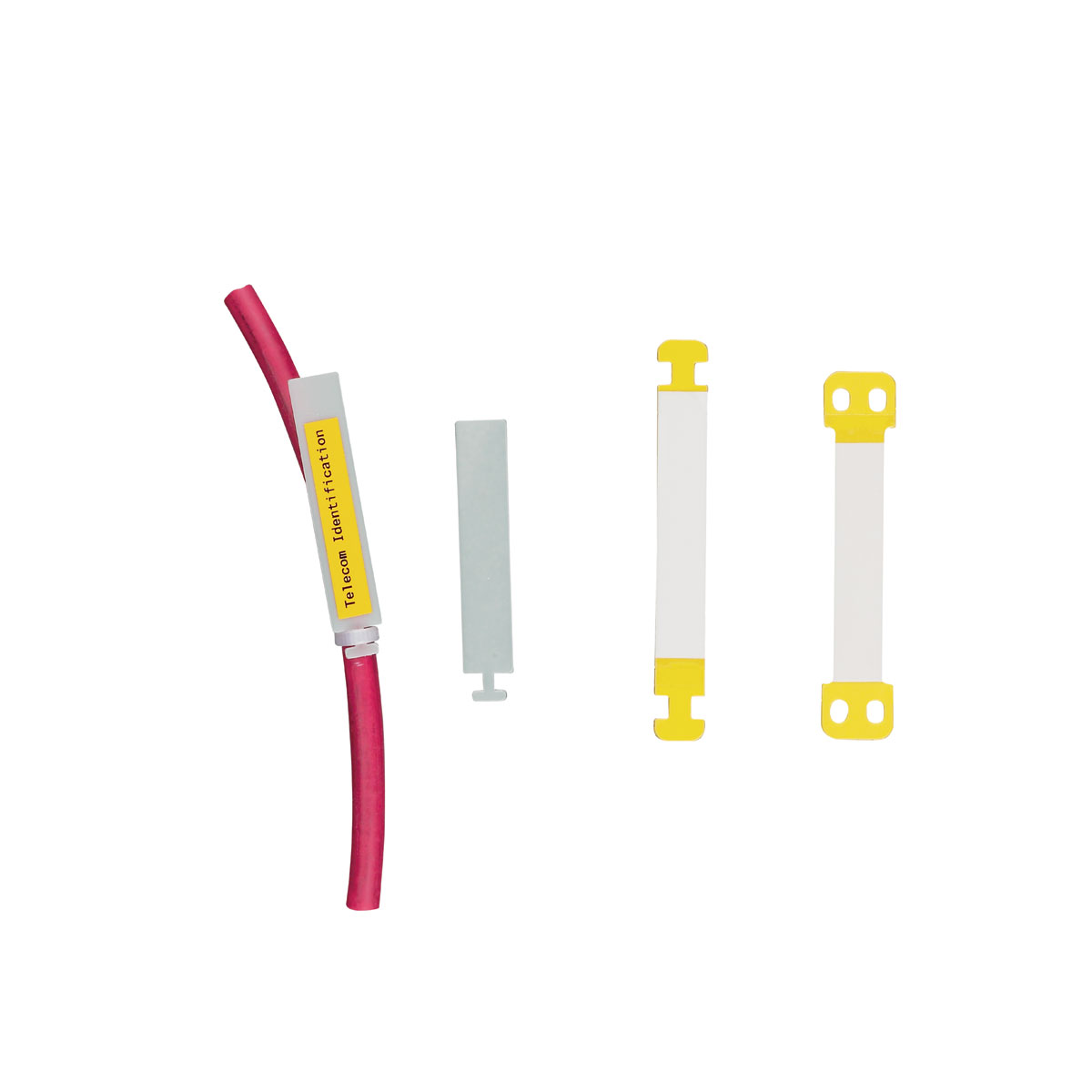 Label Carrier Cable Tags with Laminate - Brady Part: HSLT-5000-0.600-YL ...