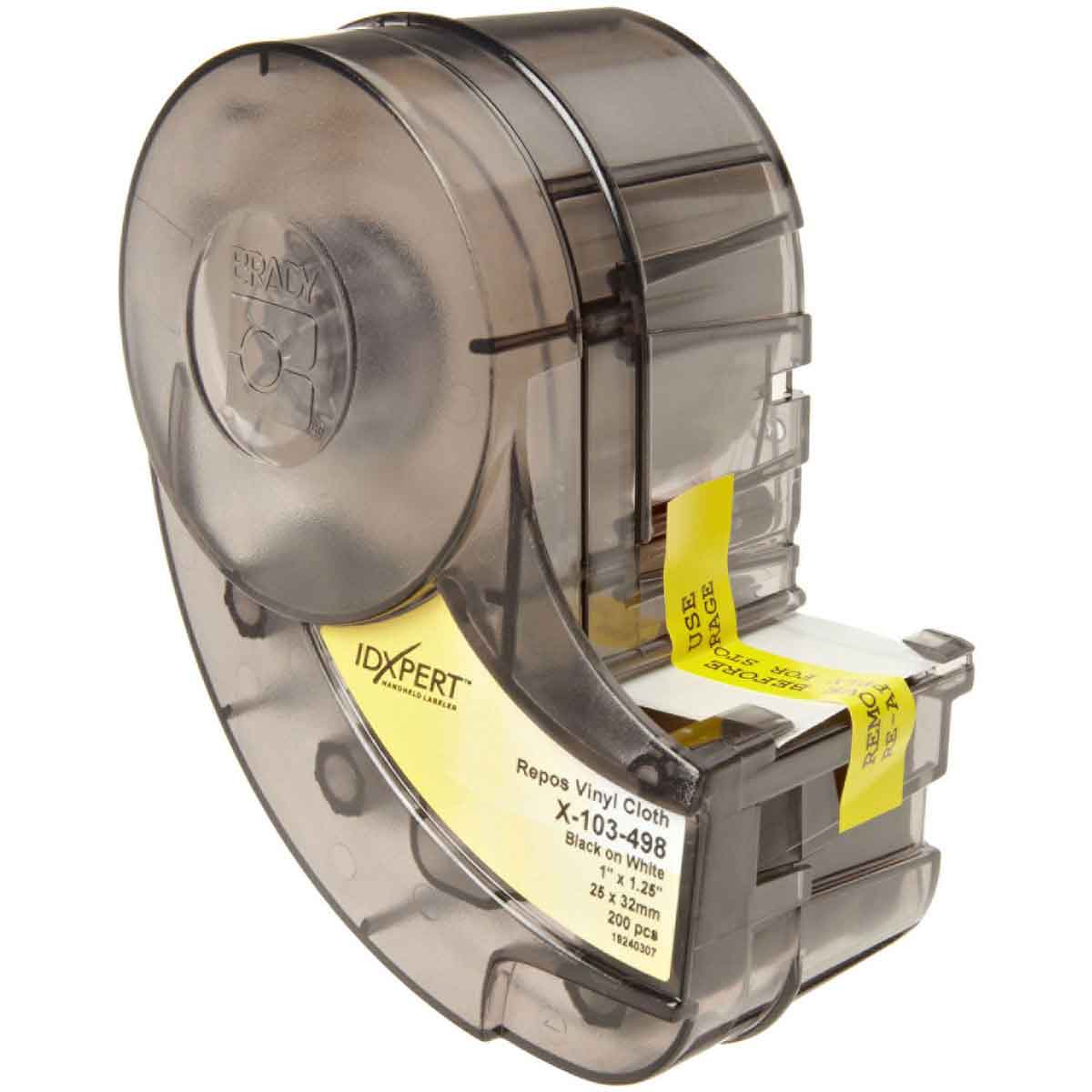 IDXPERT LABXPERT Repositionable Vinyl Cloth Wire and Cable Labels ...