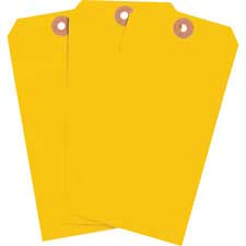 Blank Heavy Duty Fluorescent Orange Tags | Brady | BradyID.com