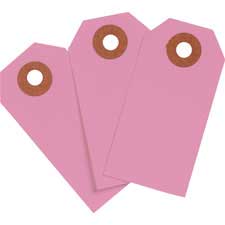 Blank Heavy Duty Pink Tags - Brady Part: 102120 | Brady | BradyID.com