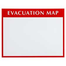 Evacuation Plan Insert Holder - Brady Part: 102849 | Brady | BradyCanada.ca