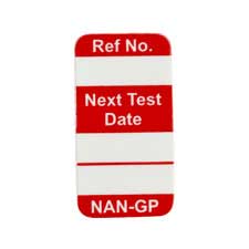 Brady Part: NAN-GP R | 104140 | NanoTag Next Test Date Inserts ...