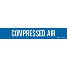 COMPRESSED AIR Polyester Pipe Markers | Brady | BradyID.com