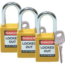 Nylon Lockout Padlocks - Brady Part: 105888 | Brady | BradyID.com