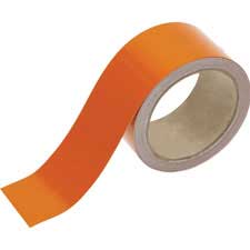 Orange Reflective Pipe Marker Tape | Brady | BradyID.com