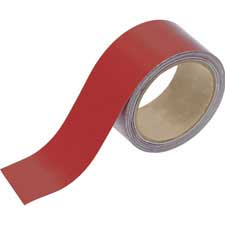 Brady Part: 105980 | Red Reflective Pipe Marker Tape | BradyID.com