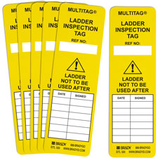 LadderTag Inserts: MULTITAG: LADDER INSPECTION TAG REF NO: LADDER NOT ...