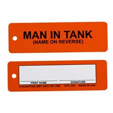 MULTITAG Inserts: MAN IN TANK: MAN IN TANK (NAME ON REVERSE) - Brady ...