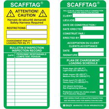 SCAFFTAG Inserts: SCAFFTAG: BULLETIN DE CONSTRUCTION ET D'INSPECTION ...