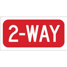 Two Way Sign - Brady Part: 115422 | Brady | BradyIndia.co.in