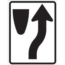 Keep Right Sign - Brady Part: 115492 | Brady | BradyID.com