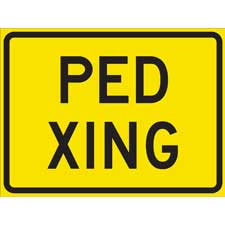 Señalamiento - Ped Xing - Brady Part: 115542 | Brady | BradyID.com.mx