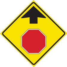 Stop Ahead Picto Sign - Brady Part: 115588 | Brady | BradyID.com