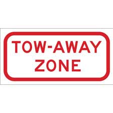 Señalamiento - Tow-Away Zone - Brady Part: 115595 | Brady | BradyID.com.mx