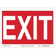 Exit Sign | Brady | BradyCanada.ca