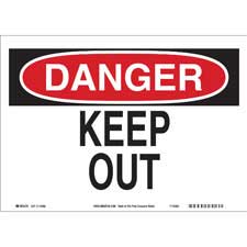 DANGER Keep Out Sign | Brady | BradyCanada.ca