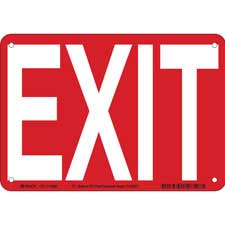 Exit Sign - Brady Part: 116080 | Brady | BradyID.com