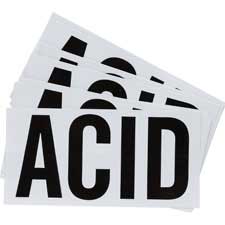 ACID Labels - Brady Part: 121053 | Brady | BradyCanada.ca