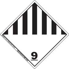 9 Hazardous Material Shipping Labels - Brady Part: 121141 | Brady ...