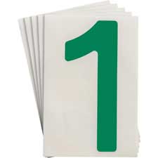 Brady Part: 121856 | 8" ToughStripe Green Numbers and Letters | BradyID.com