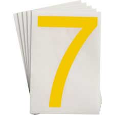 Brady Part: 121894 | 8" ToughStripe Yellow Numbers and Letters ...